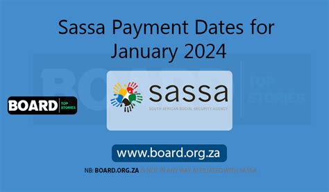 Sassa Payment Dates For January Board Opportunities