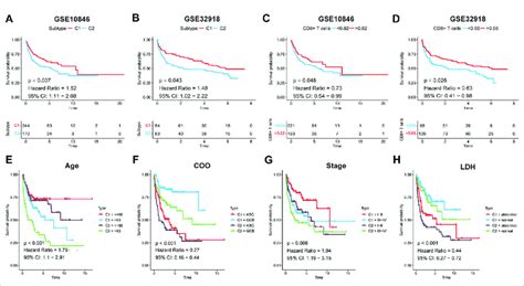 Survival Analysis For Dlbcl Patients A B Kaplan Meier Survival Download Scientific Diagram