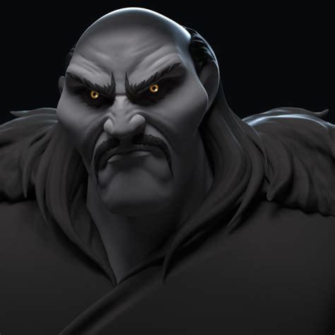 Male Portrait Animation Movie Quick Sketch Evil Character