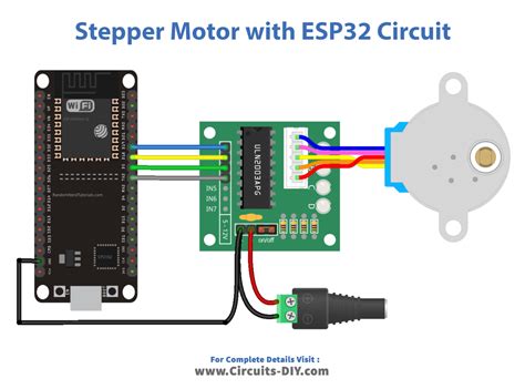 Esp32 With Stepper Motor 28byj 48 And Uln2003 Motor Driver