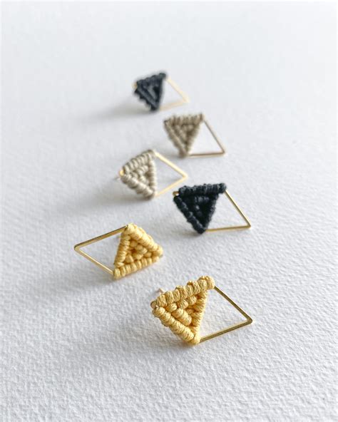 DIY Macrame Earring Tutorial For Beginners