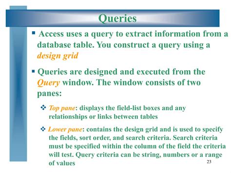 Ms Access Tables Forms Queries Reportsppt Ms Access Tables Forms Queries Reportsppt