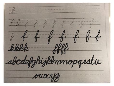 ShowMe Cursive Lowercase N