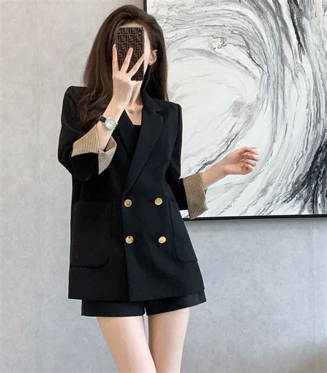 올림푸스 엘리트 자켓 슈트 신상 복고풍 봄 가을 슬리브 슈트 재킷 출근룩 외출룩 데이트룩 비지니스룩