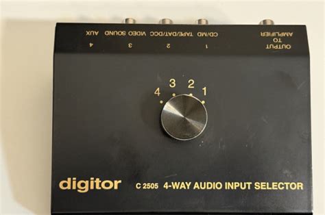 4 Way Rca Audio Switch