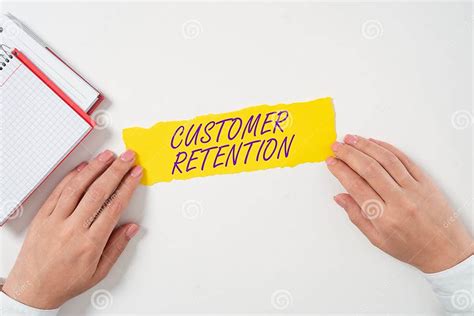 Handwriting Text Customer Retentionkeeping Loyal Customers Retain Many As Possible Business