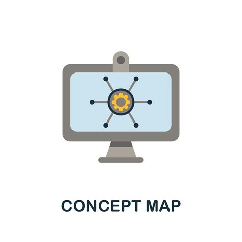 Concept Map Flat Icon Simple Element From Project Management