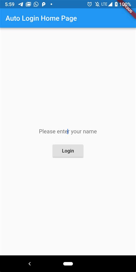 Flutter Local Storage Shared Preferences — Auto Login By Lawrence
