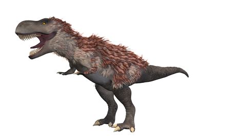 3d T Rex Dinosaur Feathers Turbosquid 1315213