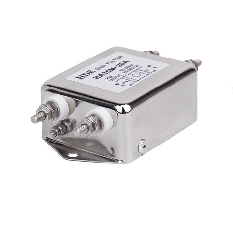 Lazarastores Ha35m 20a 250v Ac Power Emi Filter Switch Single Phase Line Noise Suppressor