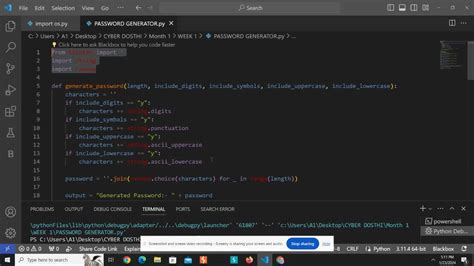 how i created a password generator tool with python netipalli manoj kumar posted on the topic
