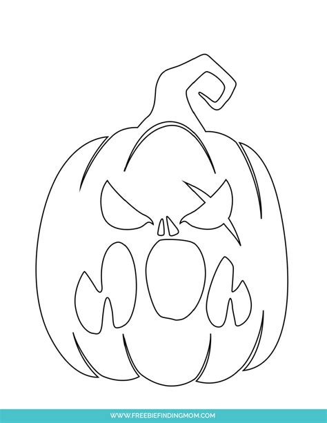 Free Scary Printable Pumpkin Carving Stencils