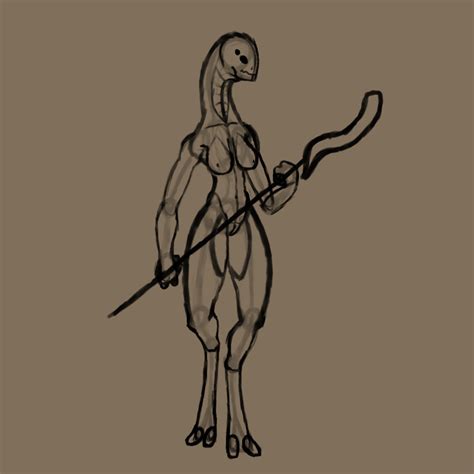 Rule 34 Alien Breasts Female Humanoid Pussy Simple Background Sketch Solo Unfinished Vulpes