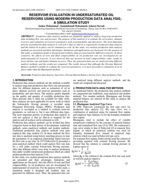 Blasingame Decline Type Curve Pdf Data Analysis Petroleum Reservoir Blasingame Decline Type Curve Pdf Data Analysis Petroleum Reservoir