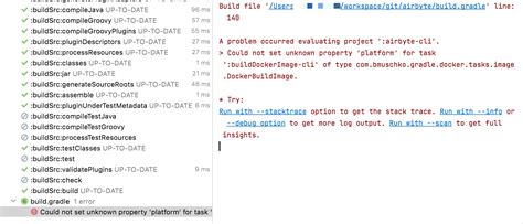 Failed To Apply Plugin Airbyte Docker · Issue 8263 · Airbytehq