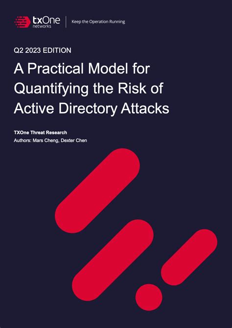 A Practical Model For Quantifying The Risk Of Active Directory Attacks Txone Networks