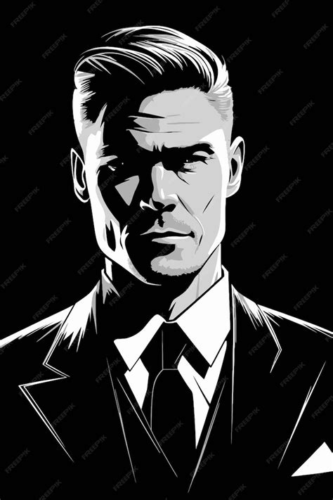 Premium Vector Man In Suit