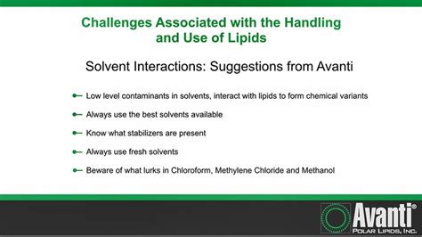 Lipids And Lipid Derivatives For Research