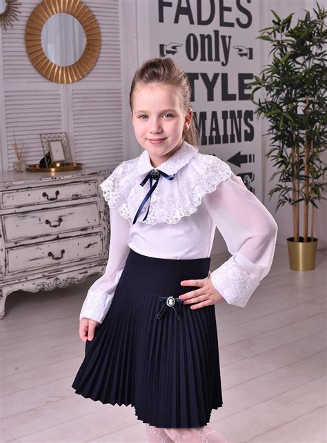 Юбка гофре на широкой кокетке 29097