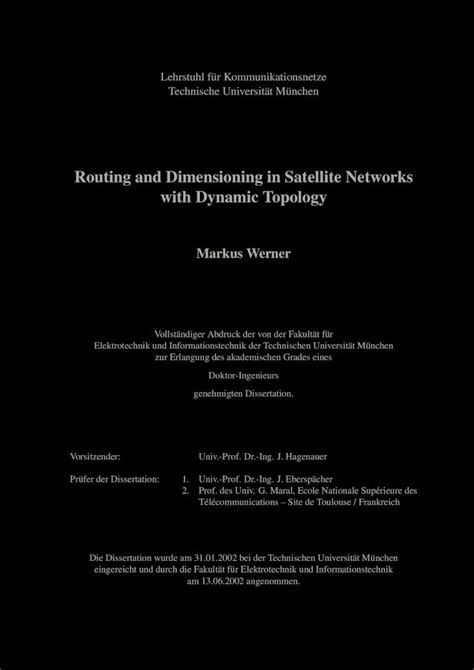 Pdf Routing And Dimensioning In Satellite Networks With Small Constellations Of Satellites
