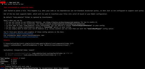 Bug Jest Babel Tests Fail In Ionic 6 · Issue 24250 · Ionic Team