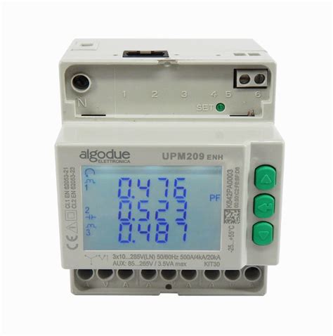 Multifunction 3 Phase Ethernet Meter Rogowski Coils Upm209rgw Algodue Made In Italy Power Meter