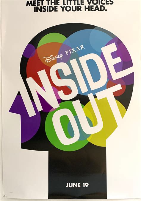 Disney Pixar Inside Out Poster