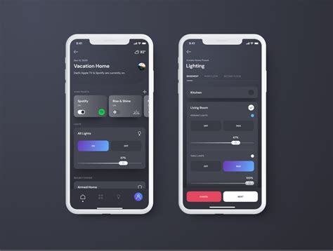 Smart Home Automation Ui Kit Demo Sketch Resource Freebie Supply