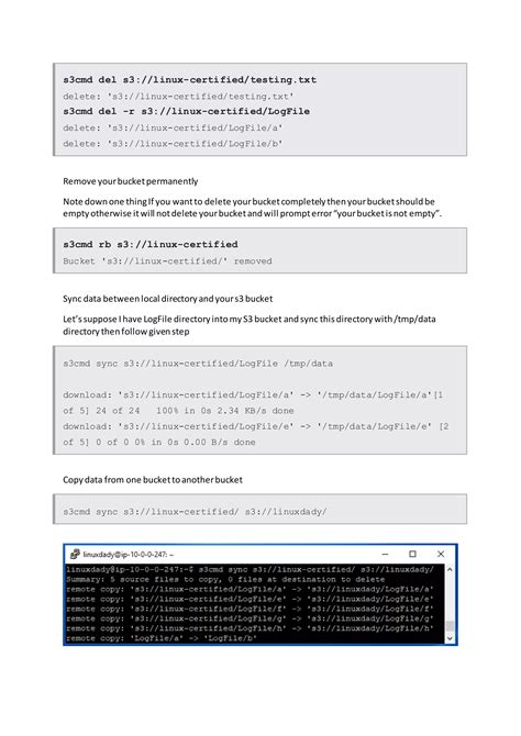 Install S3cmd In Linux Docx