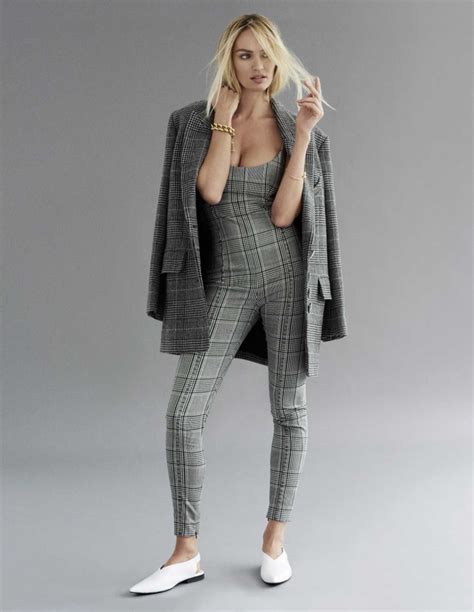 Candice Swanepoel Layers Up In Fall Outerwear For Elle Russia