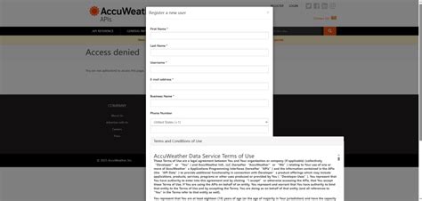 如何获取accuweather 天气api开放平台秘钥 分步指南 幂简集成