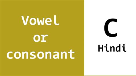 C Program To Check Alphabet For Vowel Or Consonant Hindi Youtube