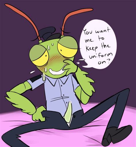 Rule 34 Blush Cumputerbug Insects Male Focus Male Only Mantis Nervous