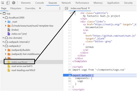 How To Debug With Create Nuxt App3x App · Issue 8822 · Nuxtnuxt · Github