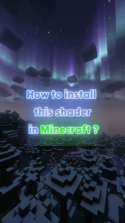 How To Install Shaders In Minecraft Realistic Shaders Minecraft