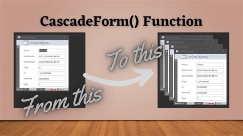 cascadeform prevent multi instance forms from hiding behind each other