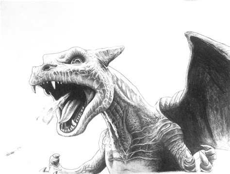 Charizard Pencil Drawing
