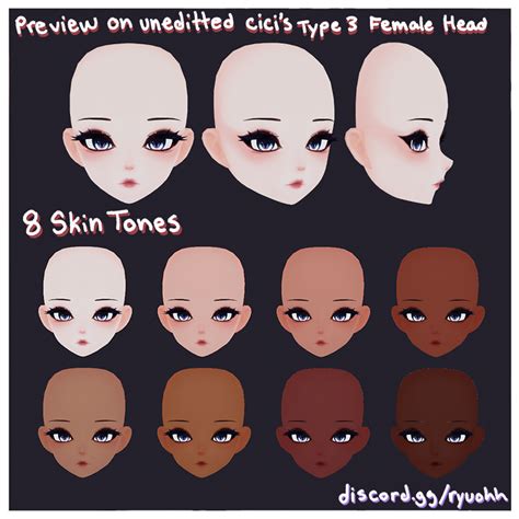 Dusk Face Texture For Cicieaaa Head By Ryuohh 0001 Ryuohhs Ko Fi Shop