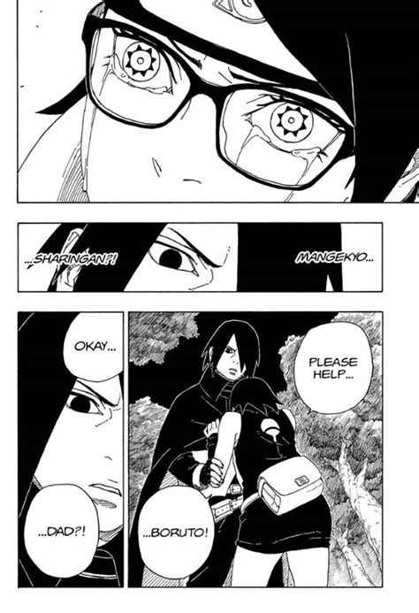 Boruto Saradas Sharingan Reveal Explains A Big Series Mystery
