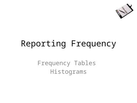 Pptx Reporting Frequency Dokumentips