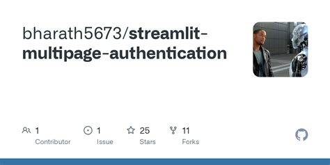 github bharath5673 streamlit multipage authentication