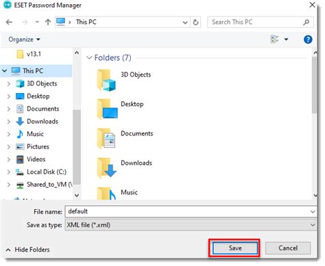 KB Export Your Passwords And Other Data From ESET Password Manager