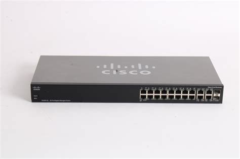 Cisco Sg300 20 20 Port Gigabit Small Business Managed Switch Srw2016 K Ntc Tech
