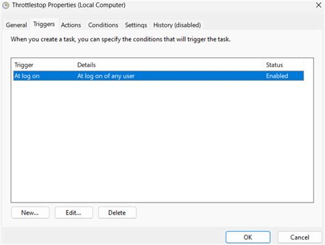 Issue With Throttlestop Closing Itself A Few Minutes After Windows Task Scheduler Started It