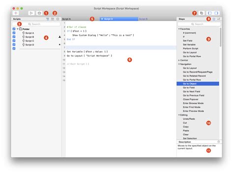14 For 14 Working With The Script Workspace