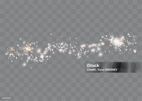 화이트 불꽃 반짝 특별 한 조명 효과 투명 한 배경 벡터 반짝입니다 크리스마스 추상 패턴입니다 스파클링 마술 먼지 입자 0명에 대한 스톡 벡터 아트 및 기타 이미지 Istock