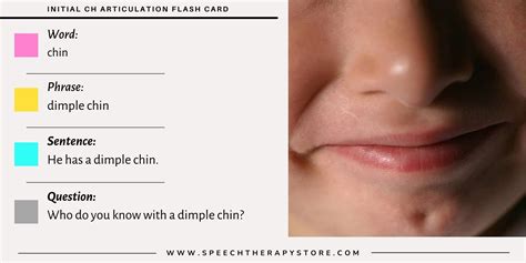 CH Words Speech Therapy Word Lists For CH Sound Speech Therapy Store