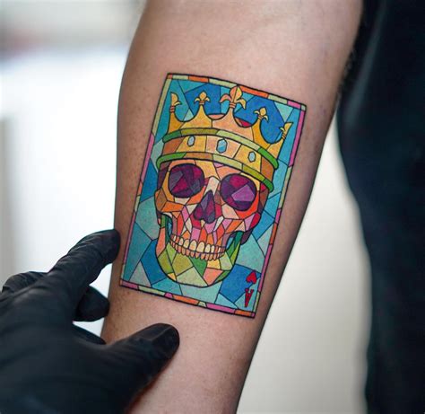 Bright Colored Skull Tattoos 34 Captivating Skull Tattoos For Men In