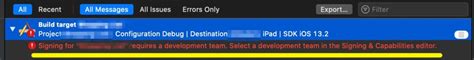 【xcode】実機テストで”signing For アプリ名” Requires A Development Team”のエラーが出た場合