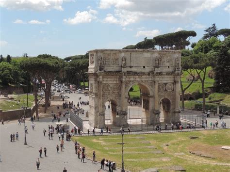 Łuk Konstantyna W Rzymie Podróże Do Ciekawych Miejsc